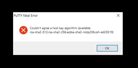 centos ubuntu putty couldn t agree a host key algorithm vpsblocks