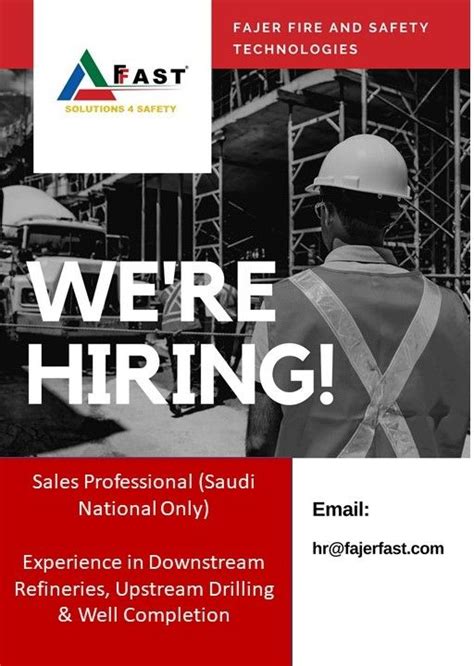 Ffast Is A Rapidly Growing Integrated Fire And Safety Saudi National Company Join The
