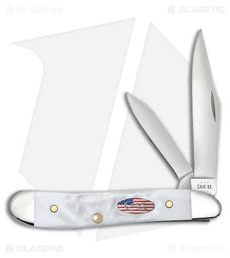 Case Knives Peanut Knife White Jigged Synthetic 6220 Ss