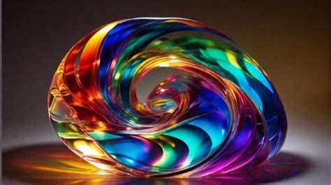 Premium Photo Rainbow Translucent Unusual Organic