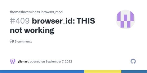 Browserid This Not Working · Issue 409 · Thomaslovenhass Browsermod · Github