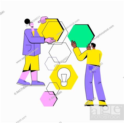 Design Structure Matrix Abstract Concept Vector Illustration Stock
