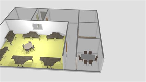 Sala De Controle De Processo De Jorge Planta 3d Mooble