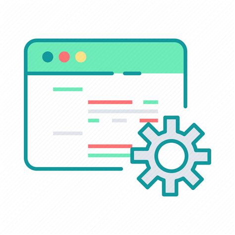 Code Coding Development Programming Project Setting Web Icon
