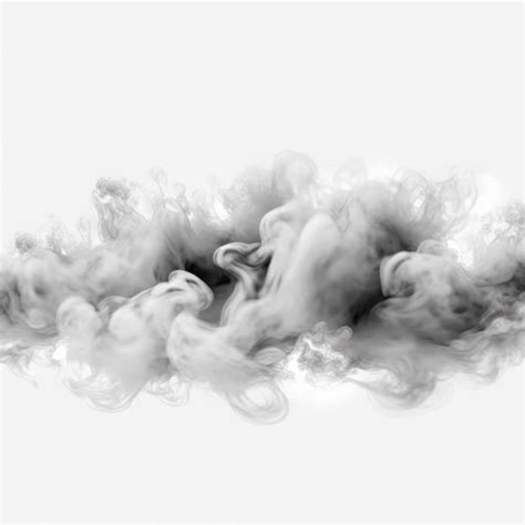 Premium Ai Image Smoke Texture Explosion With Smoke On White Smoke