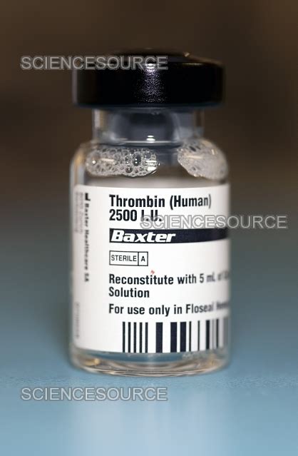 Thrombin Blood Clotting Factor Stock Image Science Source Images