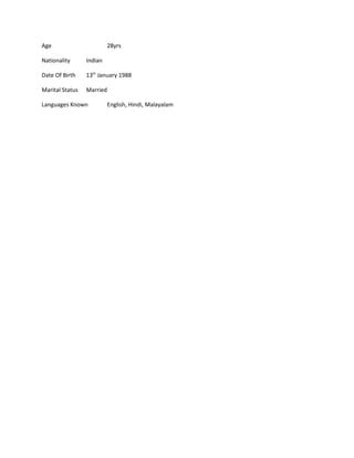 Cv Edit PDF