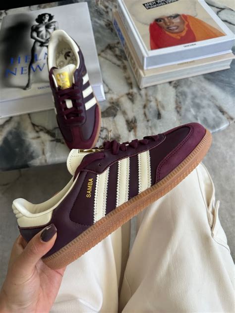 Adidas Samba Og Maroon Sneakers … Curated On Ltk Adidas Samba Og