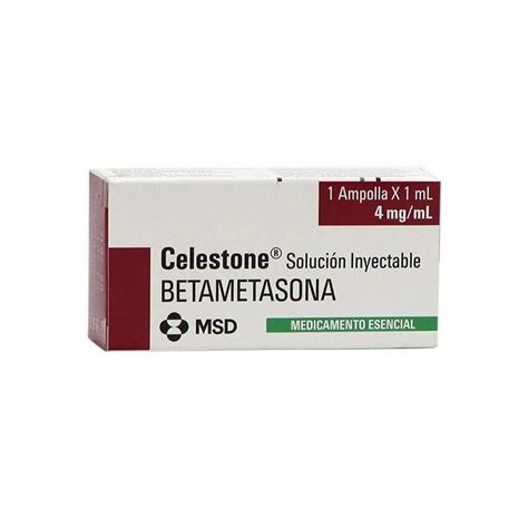 Celestone Betametasona 4 Mgml Caja X 1 Solución Inyectable Organon