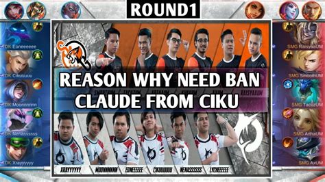 Claude Ciku Ditakuti Lawan Todak Vs Smg Round1 Mlbb Mpl Mysg S5 Playoffs Youtube