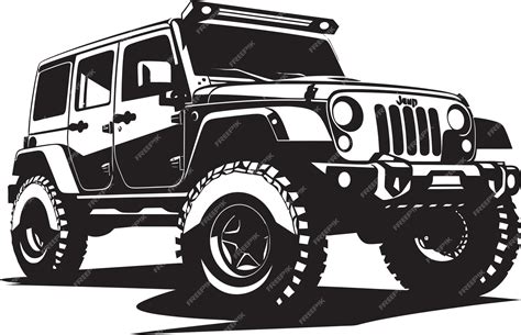 Premium Vector Jeep Wrangler Iconic Design Unlimited Adventures