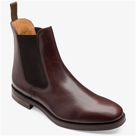 Loake Blenheim Waxed Leather Chelsea Boots 7mile Shoes