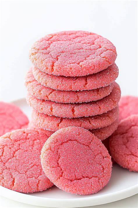 Mexican Pink Cookies Polvorones Rosas Sabor Mexicana