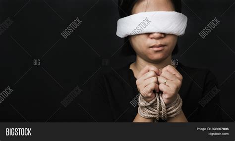 Slave Asian Woman Tied Image And Photo Free Trial Bigstock