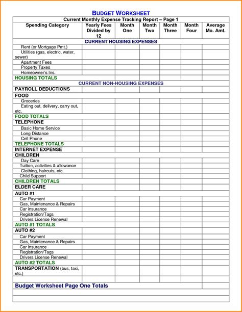 Expense Template For Small Business Example Of Excel Templates For And