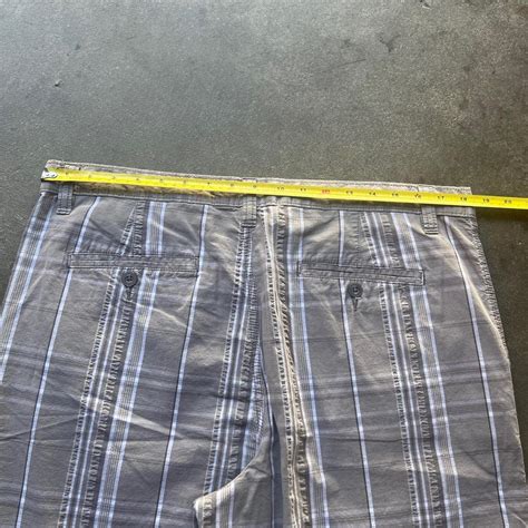 Vintage Y2k 2000s Baggy Oversized Plaid Shorts Good Depop