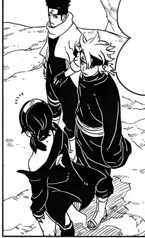 ♡sarada Uchiha🍒 Manga Sarada Sarada Saradauchiha Landscape Drawing