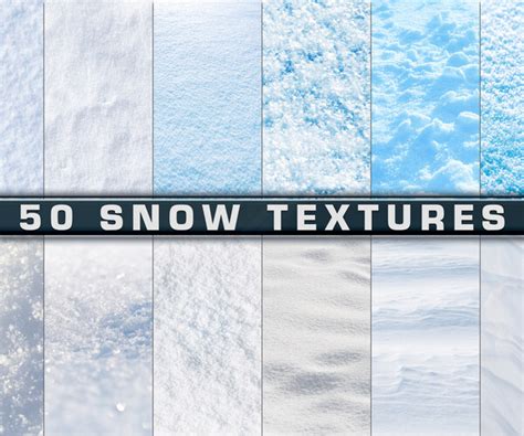 Artstation 50 Snow Textures Realistic Snow Winter Texture Natural