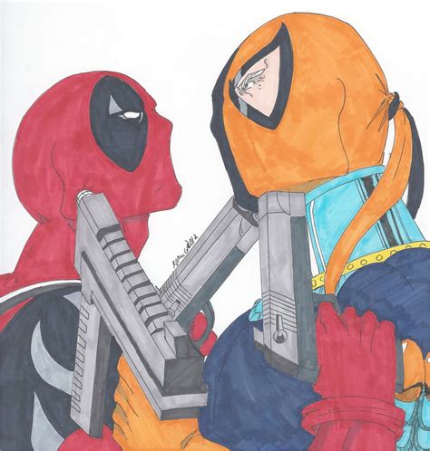 Deathstroke Vs Deadpool Round 2 By Robertmacquarrie1 On Deviantart