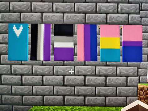 These Are Some Flags I Made For A Friend And Me In Minecraft Rlgbt