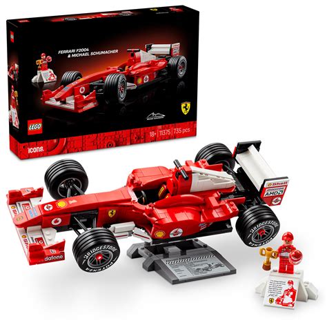 New Lego Icons 2026 Set 11375 Ferrari F2004 And Michael Schumacher Is