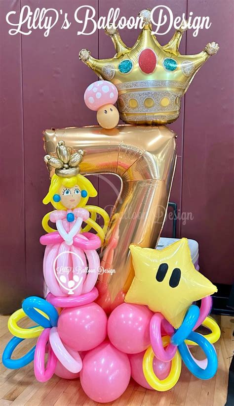 Princess Peach Balloons Princess Peach Theme Super Mario Bros