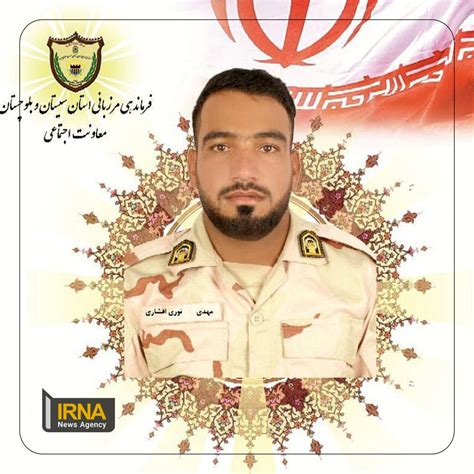 اولین تصویر از مرزبان شهید شده در درگیری سراوان
