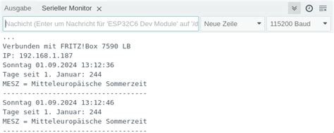 Datum Und Zeit Mit Esp Und Timeh Anzeigen Projekte Für Arduino Und