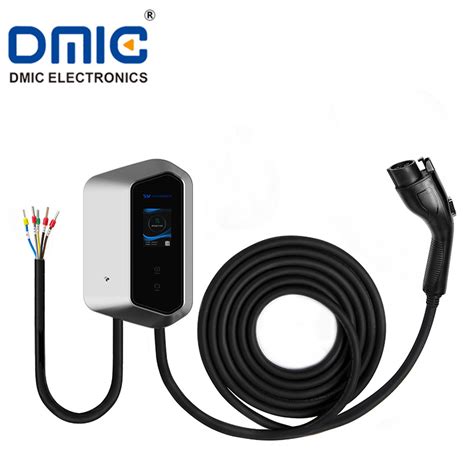 48a Mobile Ev Charger Ac Station Car Manufacture Ev Charger Gun