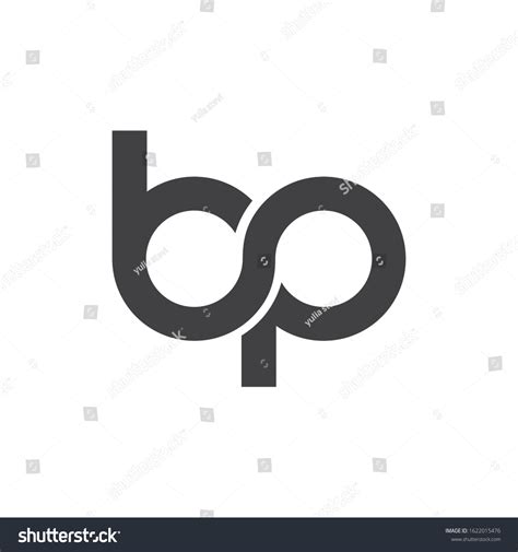 Bp Initial Letter Logo Design Template Stock Vector Royalty Free
