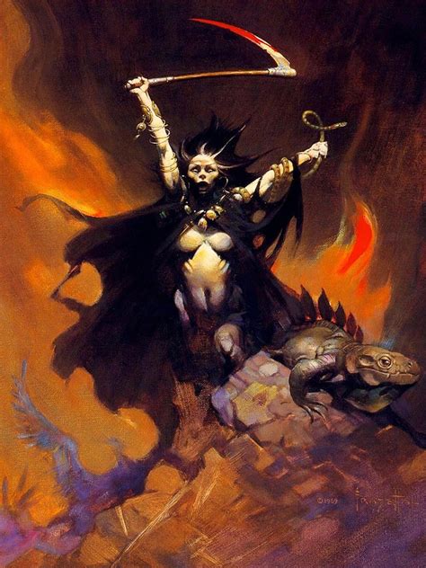 Frank Frazettas Fantasy World Dark Art And Craft