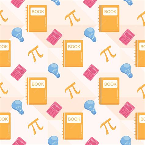 Premium Vector Pi Day Seamless Pattern With Mathematical Constants Or Baked Pie In Template