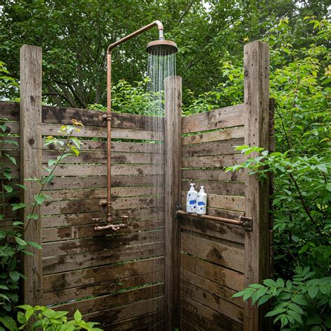 15 Rustic Outdoor Shower Ideas To Elevate Your Yard
