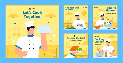 Premium Vector Chef Template Design