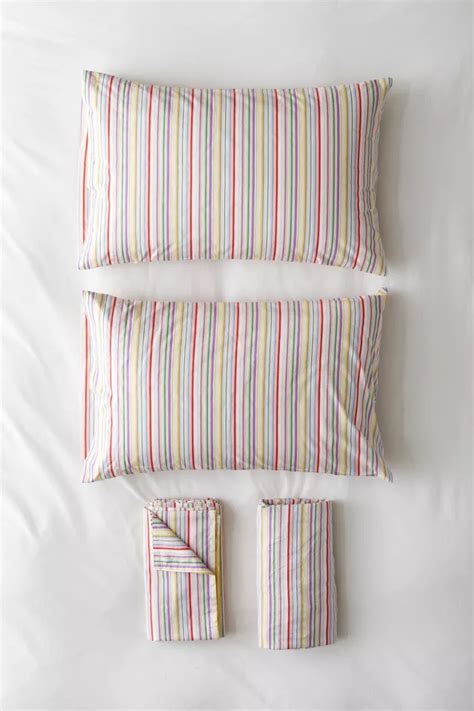 Rainbow Stripe Sheet Set Urban Outfitters