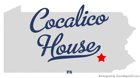 Map Of Cocalico House Pa Pennsylvania