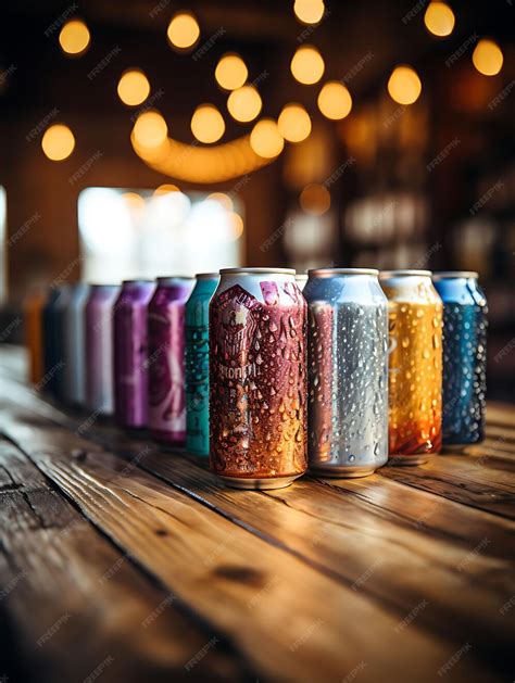 Premium Ai Image Packaging Photoshoot Of A Few Rows Of Craft Beer
