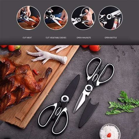 Ts Kitchen Scissors Multi Purpose Knife Kitchenware Kitchen Scissor Tool Stainless Steel Scissor
