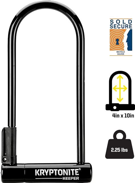 Tp Kryptonite Keeper 12mm U Lock With Flexframe U Bracket Brand New