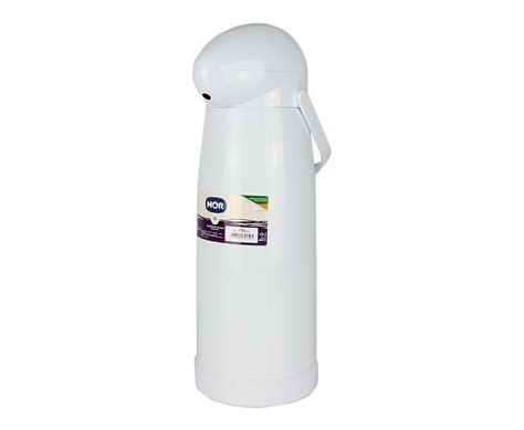 Garrafa Térmica Mor 19l De Pressão Nobile Branca