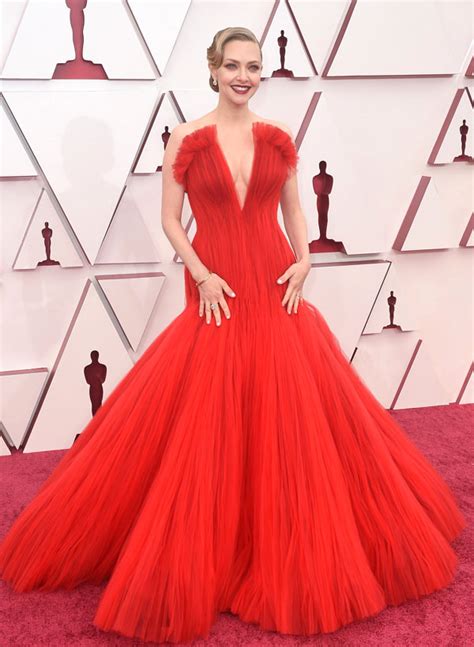 Oscars 2021 “mank” Star Amanda Seyfried In Armani Privé In Or Out