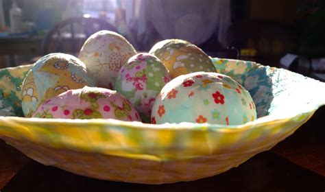 What To Make With Polystyrene Easter Eggs Fabric Mâché Uk