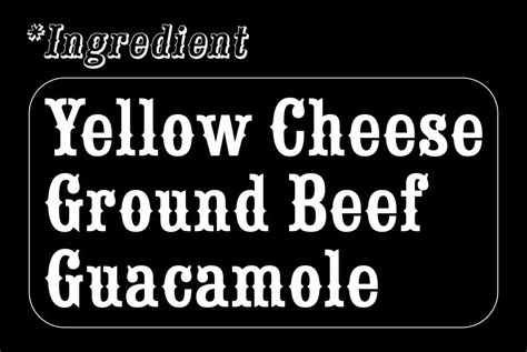 Tex Mex Font Fontpath