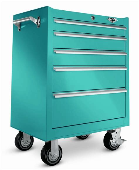 Viper Tool Storage V2605tlr 26 Inch 5 Drawer 18g Steel Rolling Cabinet