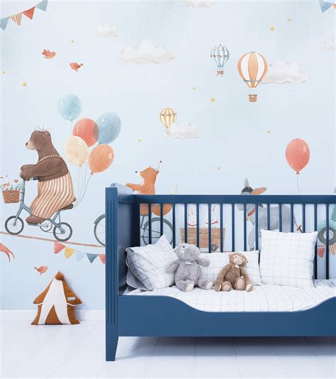 Papier Pient Panoramique Animaux Et Ballon 4 X 248 M Lilipinso