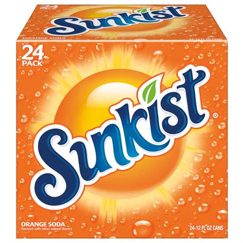 Sunkist Orange Soda 24 Pk12 Oz Cans Bjs Wholesale Club