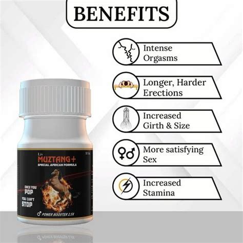 Liv Muztang Plus Power Booster Capsule At ₹ 5500bottle Mustang