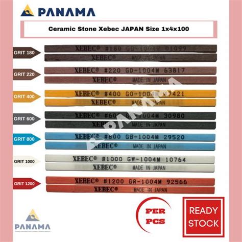 Jual Xebec Ceramic Fiber Stone 1004m 1x4x100 180 220 400 600 800 1000