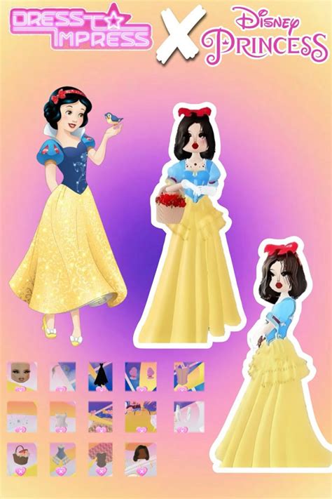 Snow White Dti Fit 🍎🐥 Princess Outfits Dress To Impress Bella Dress