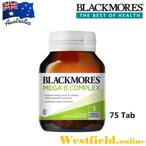 Australia Import Exp 062026 Blackmores Mega Vitamin B Complex 75